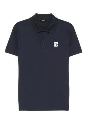 BALMAIN PARIS Classic Ss Polo - Blue