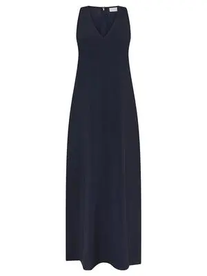 CRUNA CRUNA V-Neck Midi Dress