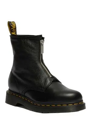 Dr. Martens 1460 Zip Up Ankle Boots - Black