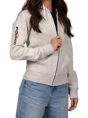PODHIO Authentic 360 Full Zip Hoodie - Gray
