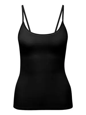CALIDA Strappy Cotton Tank Top - Black