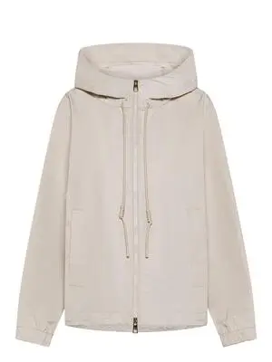 SEVENTY VENEZIA Hooded Zip-up Jacket - Blue