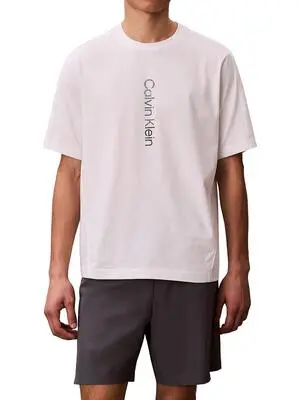 Calvin Klein Ss Graphic Tee - White