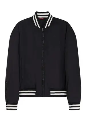 Gucci Blouson With Striped Accents - Black