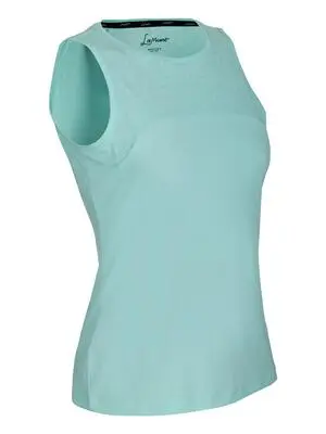 LAMUNT Lara Iconic Tech Sleeveless Top - Blue