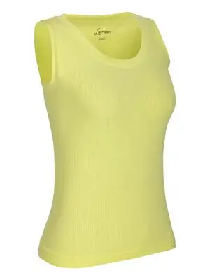 LAMUNT Nadia Seamless Ribbed Tank - Yellow