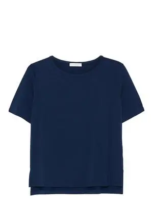 LE TRICOT PERUGIA Short Sleeve T-shirt - Blue