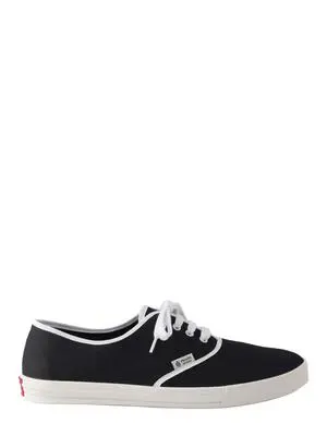 Prada Drill Lace-up Sneakers - Black