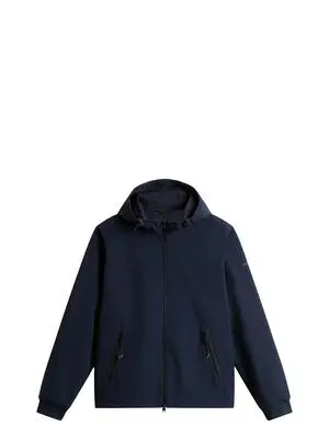 Woolrich Soft Shell Full-zip Hoodie - Blue