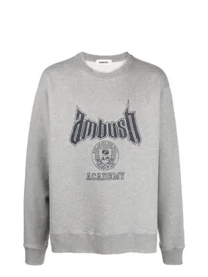 AMBUSH Academy Crewneck Sweatshirt - Gray
