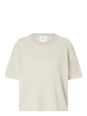LISA YANG Cila Cashmere T-shirt - Neutrals