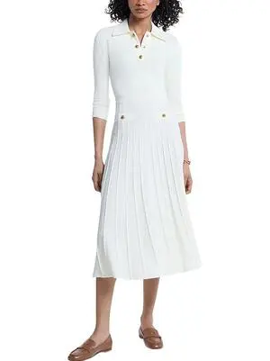 Michael Kors Flared Midi Dress - Bone