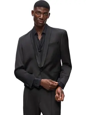 Karl Lagerfeld Kl Studio Cropped Blazer - Black