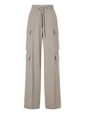 Rick Owens Wide-leg Cargo Pants - Gray