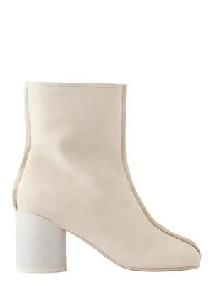 MAISON MARGIELA Suede Split-toe Ankle Boots - Neutrals