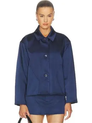 Renggli Satin Jacket - Midnight