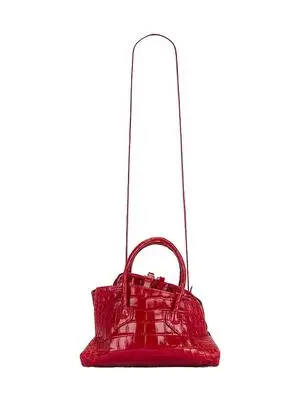 Attico La Passeggiata Mini Top Handle Bag - Red