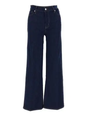 FRAME Le Slim Palazzo Jeans - Blue