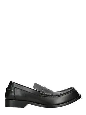 Loewe Bobine Leather Loafers - Black