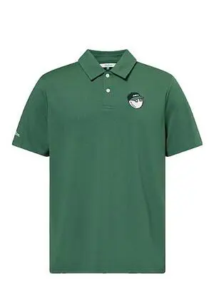 MALBON Fairway Baldwin Woven Polo T-shirt - Forest