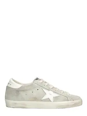 GOLDEN GOOSE Golden Goose Super Star Suede Trainers Grey/light