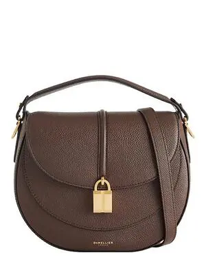 DEMELLIER Siena Saddle Leather Shoulder Bag - Mocha
