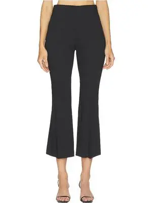 A.L.C. Cropped Flare Trousers - Black