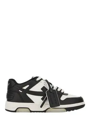 Off-White Leather Sneakers - Multicolor