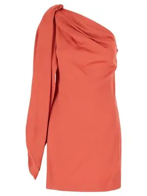 Stella McCartney One Shoulder Twisted Detail Dress - Multicolor