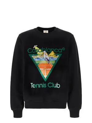 Casablanca CASABLANCA Crewneck Sweatshirt With Graphic Print Multicolor