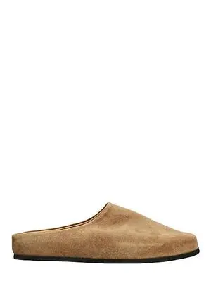 Dear Frances Dear Frances Vico Suede Mules Camel