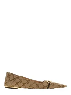 Gucci Flats With Horsebit Detail - Multicolor