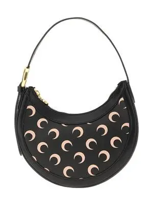 MARINE SERRE Crescent Moon Print Leather Shopper Bag - Multicolor