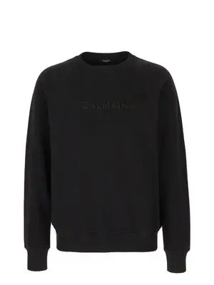 Balmain Logo Crewneck Sweatshirt - Multicolor