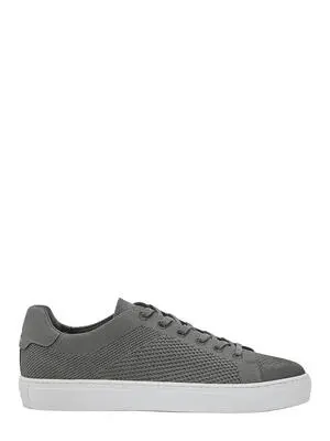 REISS Finley Knitted Low-top Trainers - Grey