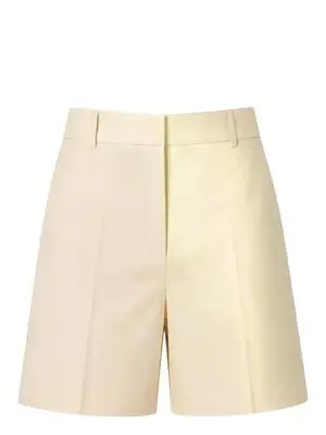 RETORI Retro Poplin Tailored Shorts - Neutrals