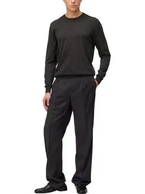 RETORI Retro Drawstring Silk-cashmere Trousers - Grey