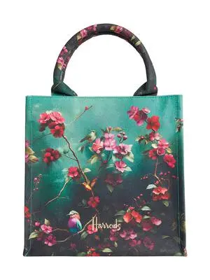 Harrods Small Exotics Tote Bag - Beige
