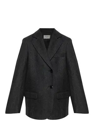 RÓHE Double-breasted Herringbone Blazer - Grey