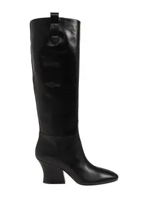JIL SANDER Lune" Leather Knee-high Boots - Black