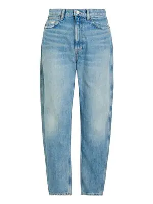 Polo Ralph Lauren Distressed Straight-leg Ankle Jeans - Blue