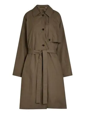 Calvin Klein Cotton Trench Coat - Brown