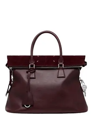 MAISON MARGIELA 5ac Soft Medium Tote Bag - Red