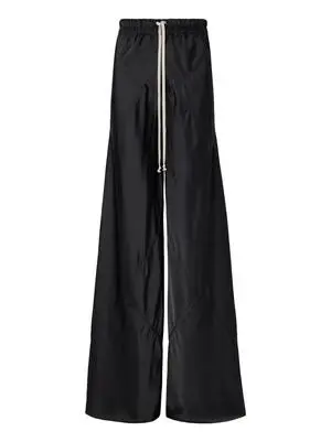 Rick Owens Rick Owens Satin Drawstring Wide-Leg Pants Black