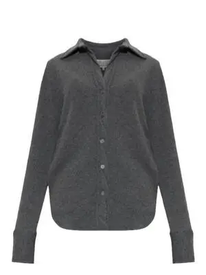 MAISON MARGIELA Long Sleeve Buttoned Shirt - Black
