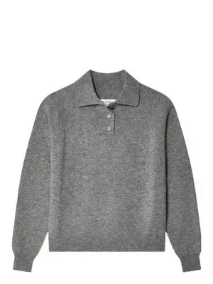 MAISON MARGIELA Knit Polo Shirt - Grey