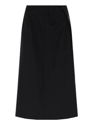 MAISON MARGIELA MM6 Maison Margiela Wrap Design Buttoned Midi Skirt