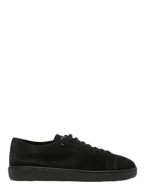 Santoni Lace-up Low-top Casual Shoes - Black