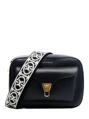 COCCINELLE Beat Soft Leather Crossbody Bag - Black