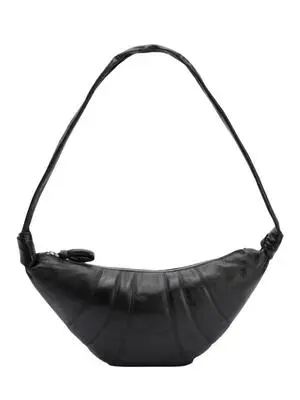 LEMAIRE Medium Croissant Bag - Black